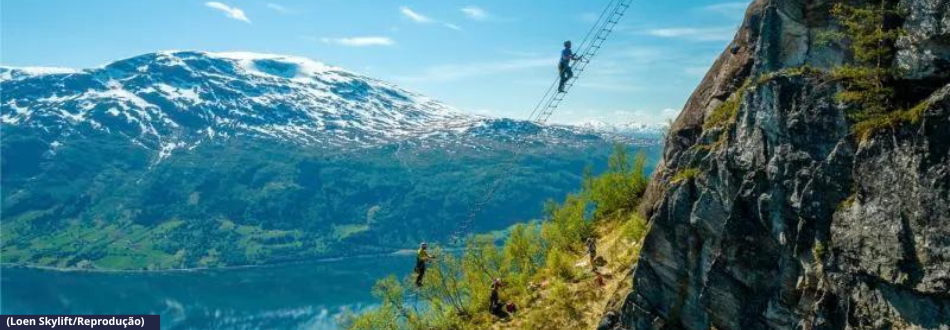 Stigull: a escadaria que desafia as alturas na Noruega